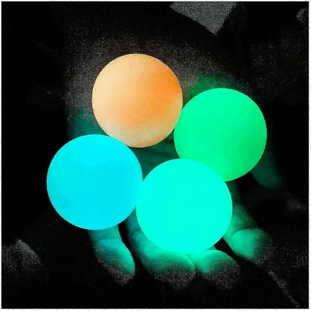 Pieces Glow In The Dark Stress Balls Ceiling Balls Sticky Balls That ...
