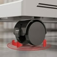 Adjustable Mobile CPU Stand Computer Tower Holder with 4 Casters Wheel ...