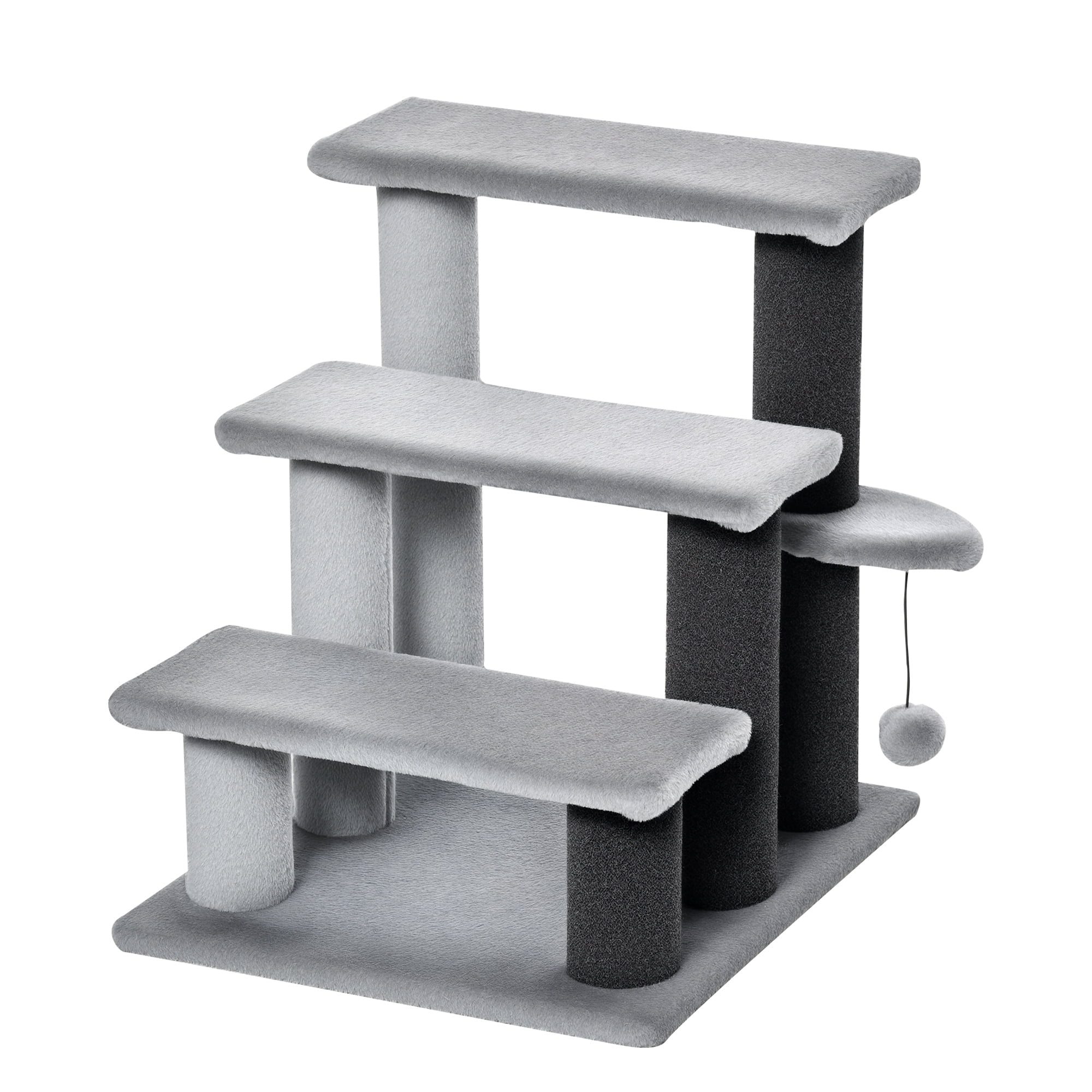 Click here for Pawhut 3 Steps Cat Stairs  Small Cat Tree With Toy... prices