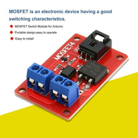 MOSFET Module 1 Channel 1 Route MOSFET Button IRF540 Isolated Power ...