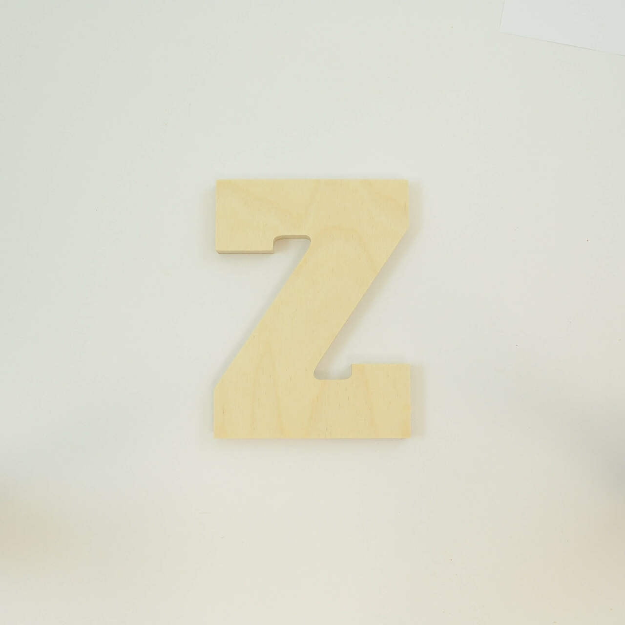 Package of 1, 8 Inch X 1 Thickness Baltic Birch Wood Letter Z in The ...