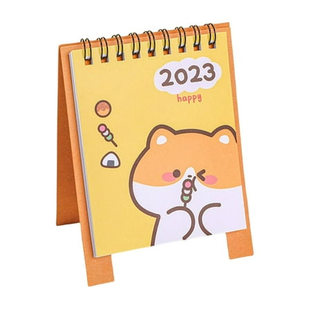 2023 Cute Cartoon Desk Calendar Student Desktop Ornaments Creative Plan ...
