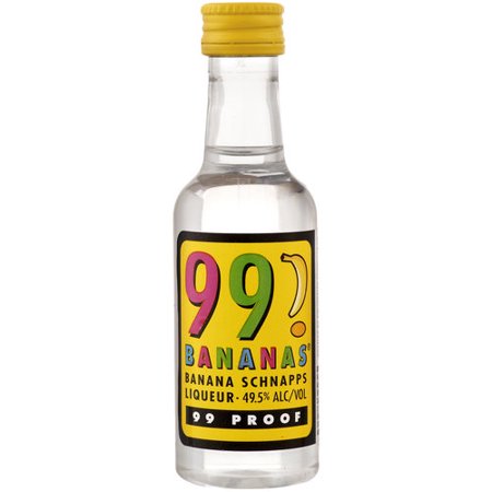 99 Bananas Banana Schnapps Liqueur, 50mL - Walmart.com