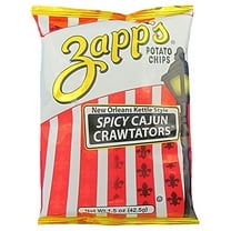 Zapp's New Orleans Kettle-Style Potato Chips, Cajun Crawtator Crunchy ...