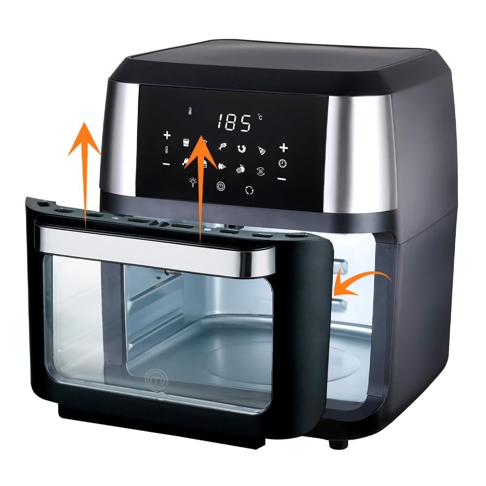 Freidora De Aire MasterChef Digital 12 Litros Negro | Bodega Aurrera en ...