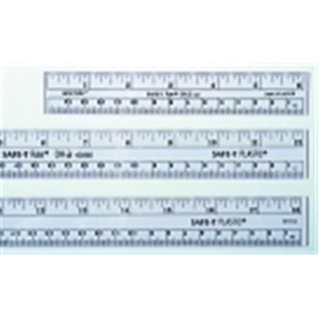Learning Resources Flexible Flat Dual Scale Ruler - 6 in. - Clear ...