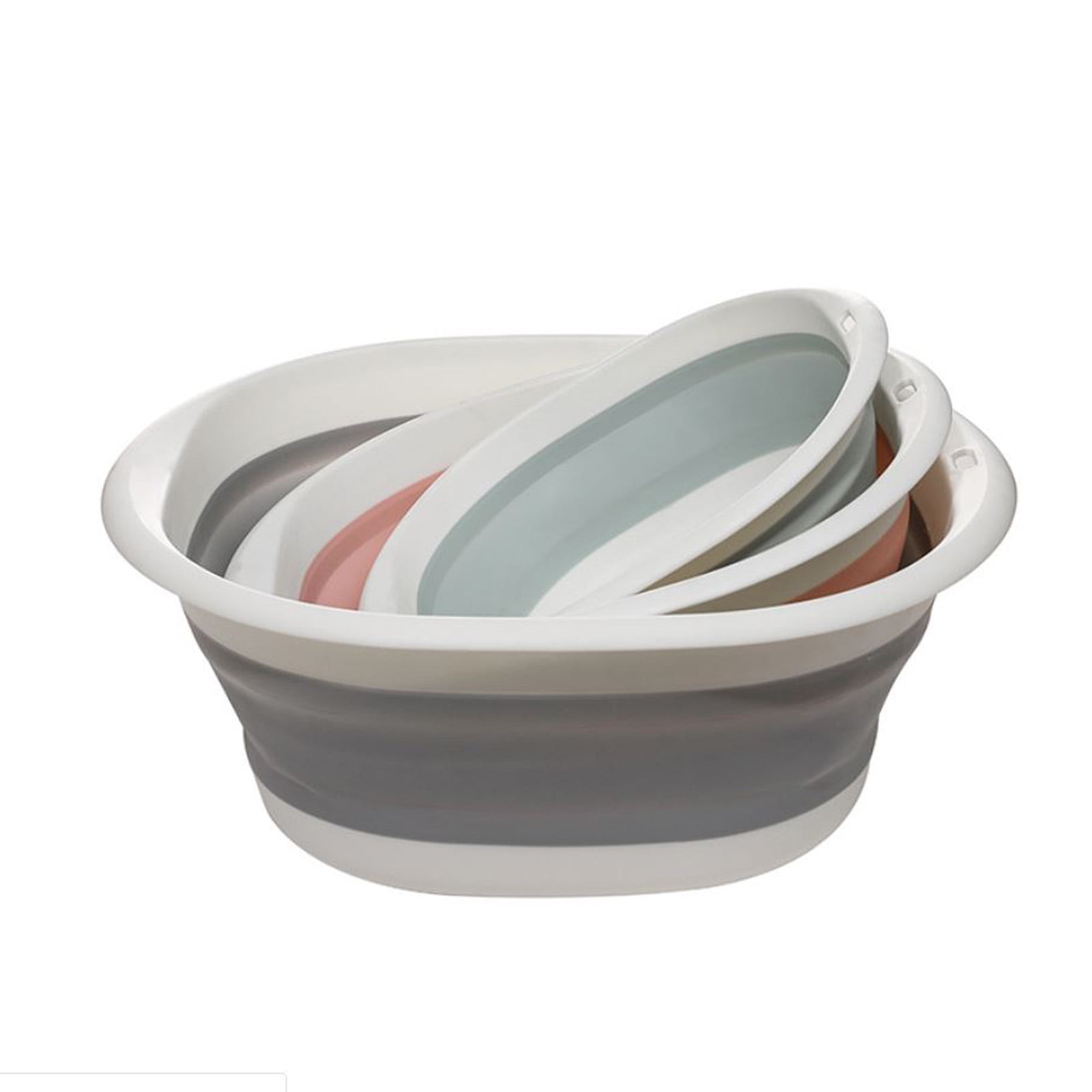 Wash Basin, Portable Foldable Plastic Footbath Wash Bowl Washtub for ...