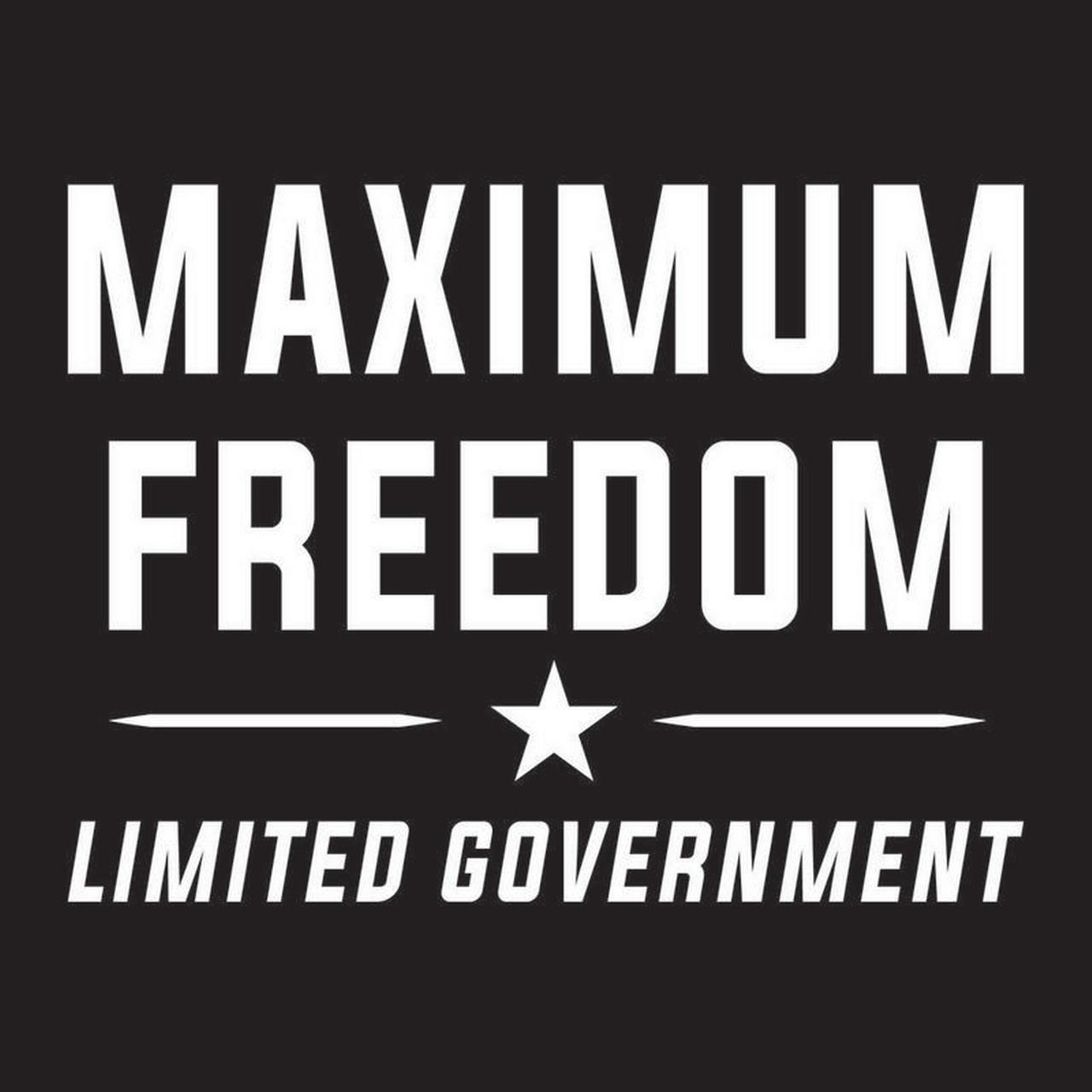 Max Freedom Limit Government Vinyl Decal Sticker | Cars Trucks Vans ...