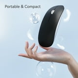 Uiosmuph Wireless Silent Bluetooth Mouse Rechargeable USB C with 3 DPI ...