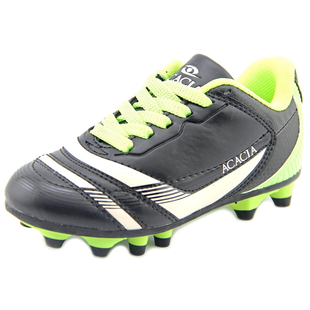 Acacia Thunder Youth Soccer Cleat, Black and Lime, 10.5Y - Walmart.com ...