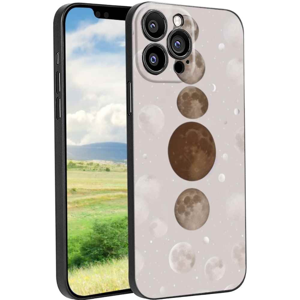 Lunar-Phases Phone Case, Degined for iPhone 13 Pro Case Men Women ...