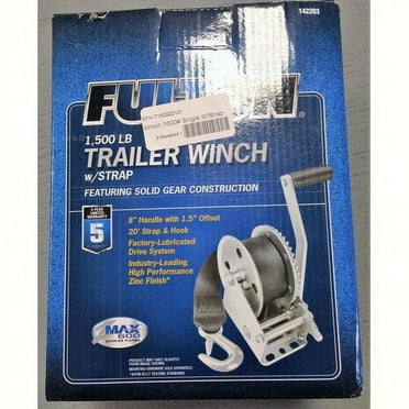 Fulton 1,100 lbs. Single Speed Winch w/20' Strap Included - Walmart.com