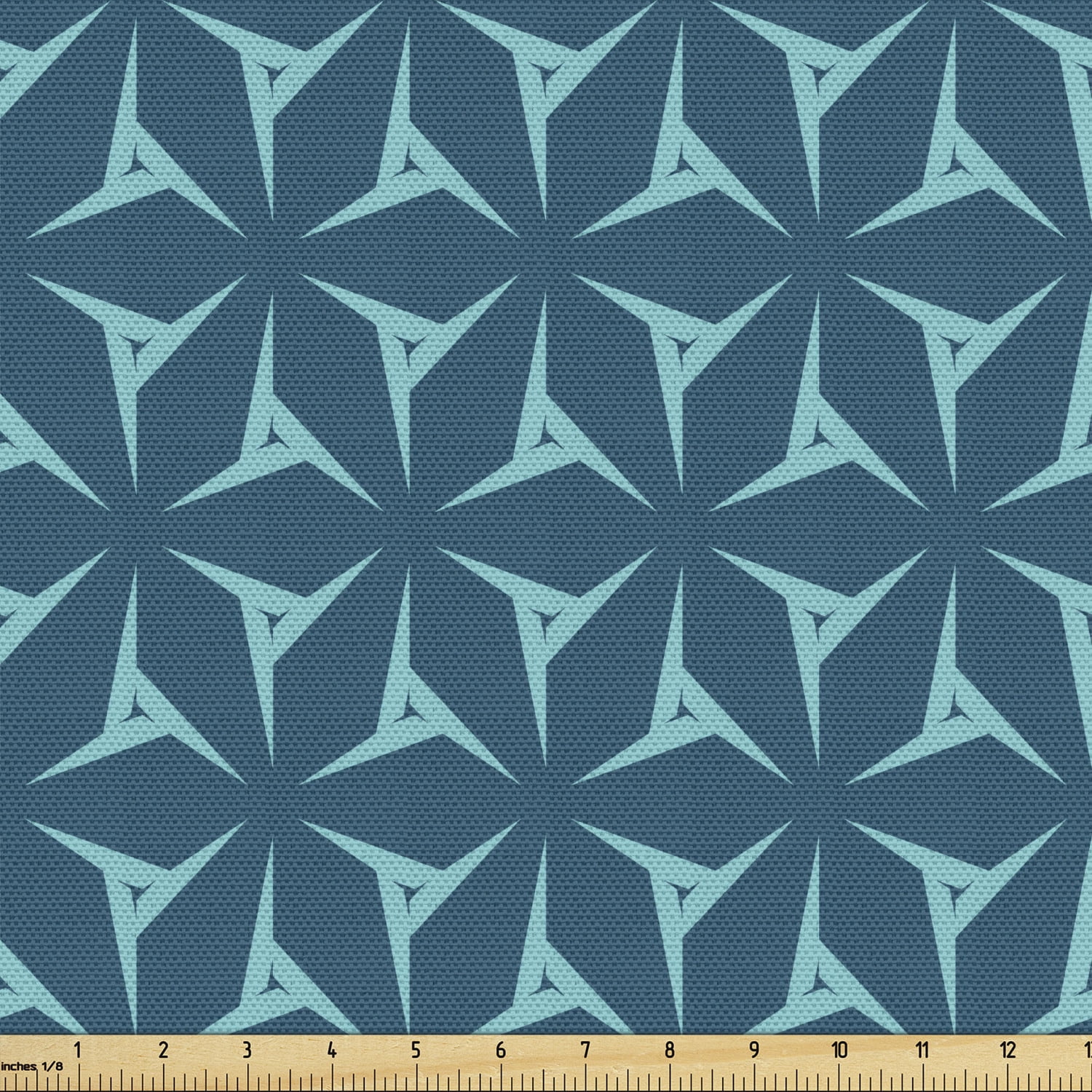 Abstract Geometry Fabric by the Yard, Repetitive Modern Style Geometric ...