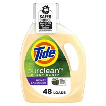 Tide Purclean Eco High Efficiency Laundry Detergent, Plant-based, Honey ...