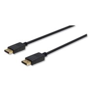 Qvs 6Ft Displayport Ultrahd 4K Black Cable With Blue Connectors & Latches - Walmart.com