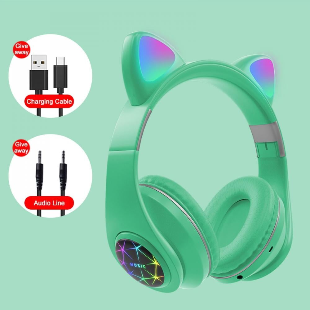 Luminous Wireless Gaming Headset Bluetooth 5.0 Stereo Headphone ...