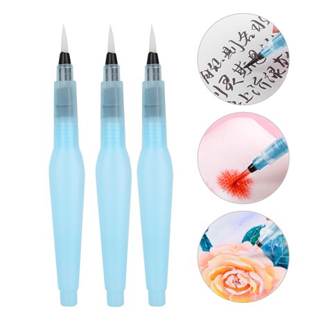 Water Brush, Durable Easy Carry Nylon Nib Watercolor Watercolor Brush ...