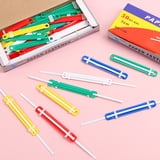 Jangslng 50Pcs Binding Buckle 2-hole Binder Clips Durable Easy-to-use ...