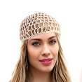 FNGZ 1 Hat, B Berets, Women's Handmade Hairnet Wig Cap Top Net Cap ...