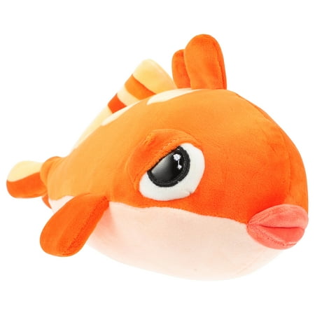 Big Mouth Fish Shape Kids Plush Toy Realistic Educational Plaything ...