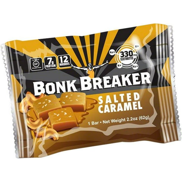 Bonk Breaker Energy Bar: Salted Caramel Box of 12 - Walmart.com