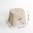 6.3 Inch Shoe-Changing Stool Small Padded Footrest Anti-Slip Design ...