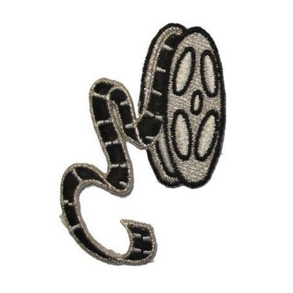 ID 2368C Film Reel Patch Classic Movie Tape Magic Embroidered Iron On ...
