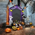 UBesGoo 10 ' Halloween Castle Arch & Witch Tomb Pumpkin Tree Outdoor ...