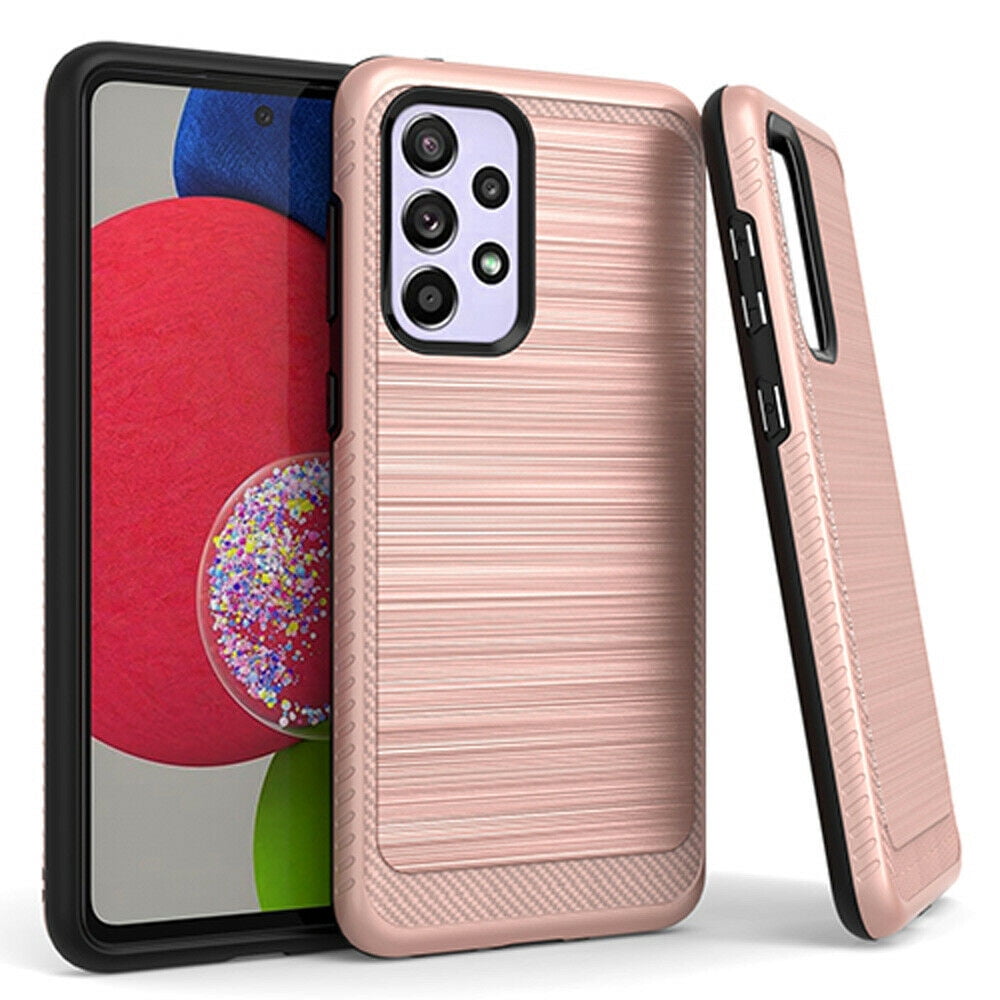 Kaleidio Case For Samsung Galaxy A53 5G [Metallic Armor] Lightweight Hybrid [Shockproof] 2-Piece ...