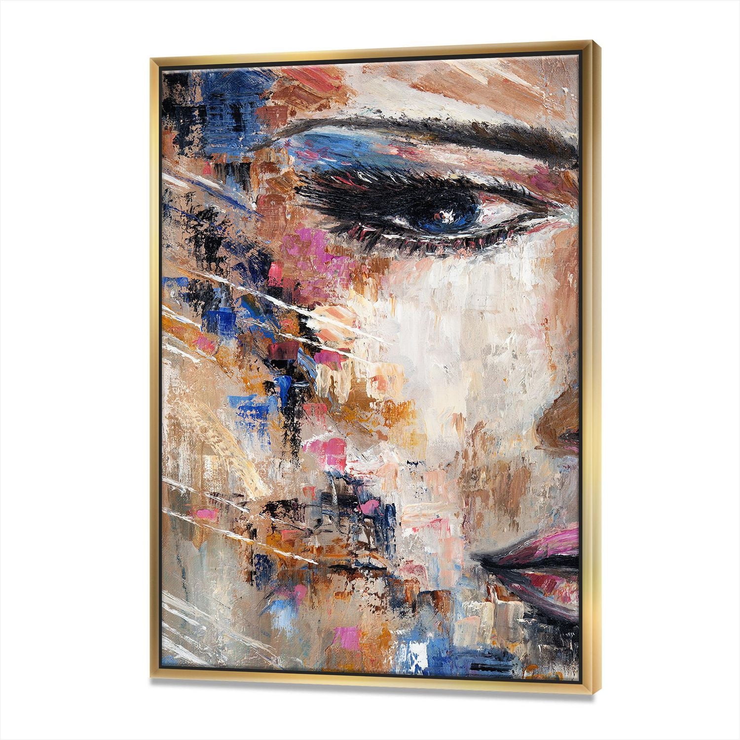 Click here for Designart Portrait Of A Young Woman Iv Float Frame... prices
