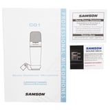 Samson C01 Studio Condenser Recording Microphone+Shock Mount+Pop Filter ...