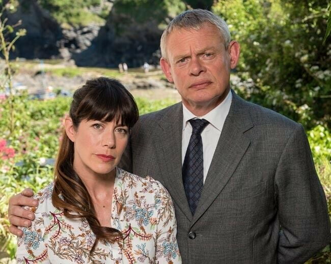 Doc Martin TV series Caroline Catz Martin Clunes Louisa & Ellingham ...