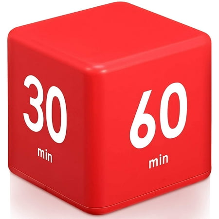 Cube Timers Gravity Sensor Flip Timer Kitchen Timer 15-20-30-60 Minutes ...