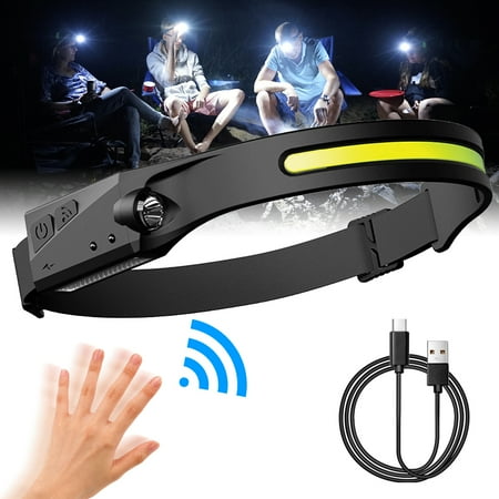 Lumens Headlamp LED Headlamp Flashlight Rechargeable Adults Lightweight ...