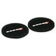 Plasticolor Dodge Automotive Cup Holder Coasters, Black, 2 Pack ...