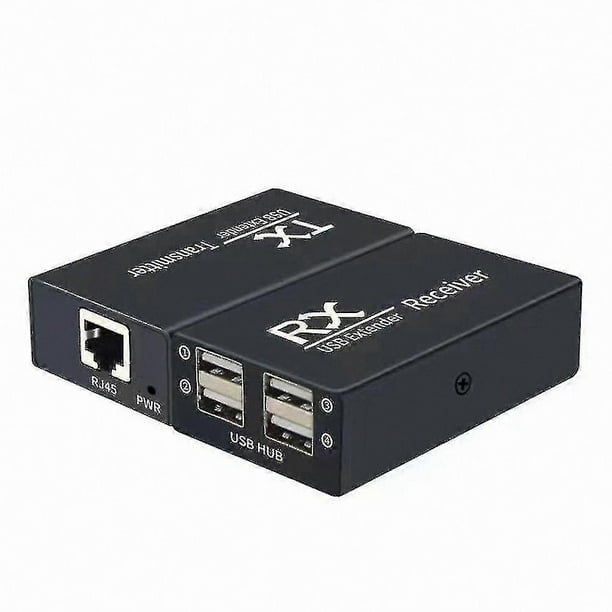 USB 2.0 Ethernet Ext with 4 Ports Over RJ45 for Long Distance UTP ...
