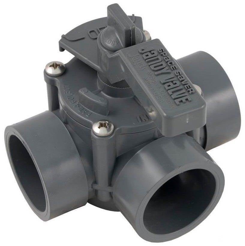 JANDY 3406 3 Port 1-1/2 to 2-Inch Positive Seal Space Saver Pool/Spa ...