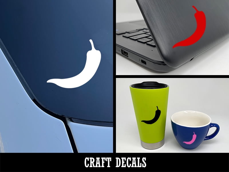 Chili Pepper Southwestern Craft Vinyl Indoor Outdoor Decal Sticker ...