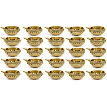 Ascension 12 Designer Reflextion Reusable Flower Diya Deepak Colourful ...