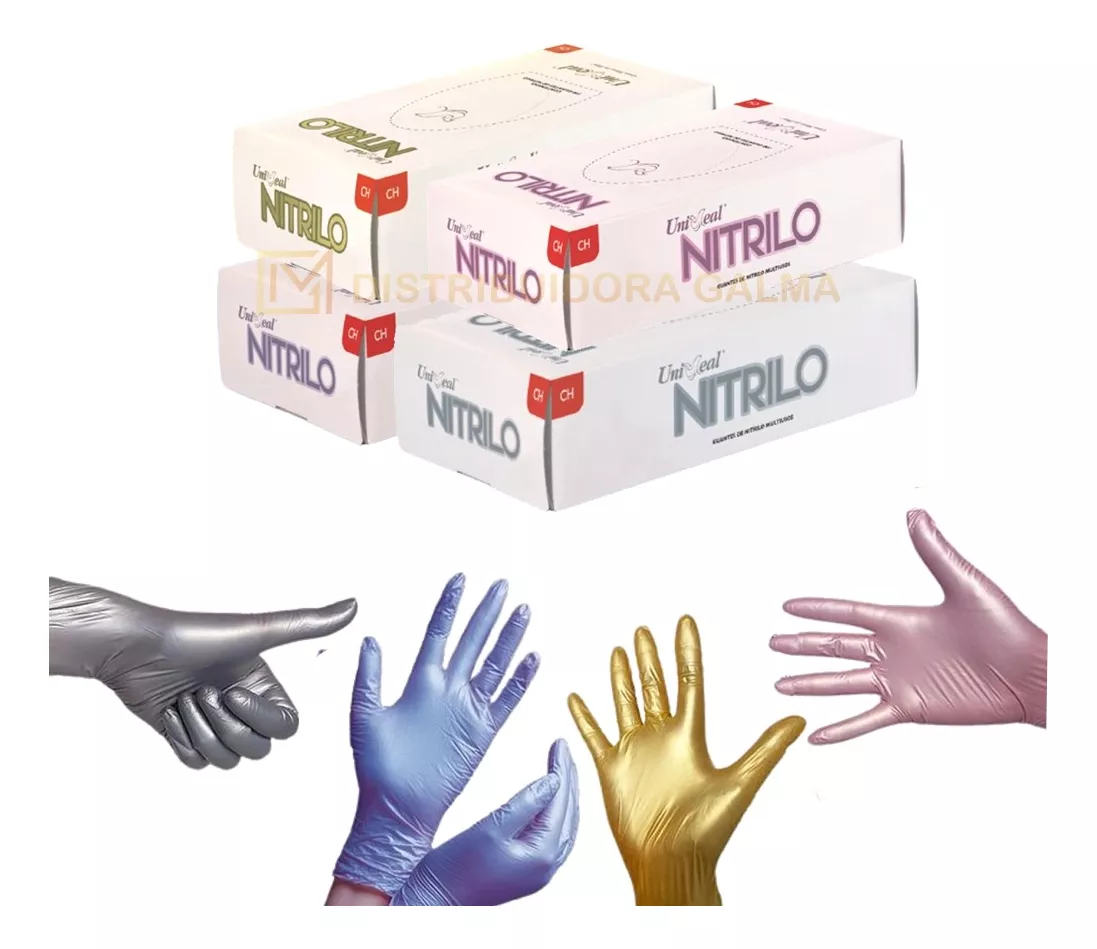 Guante De Nitrilo Metálico Uniseal | Walmart en línea