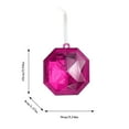 EcoNest Shaped Hanging Square Circular Gemstone Hanging Inverted Border ...