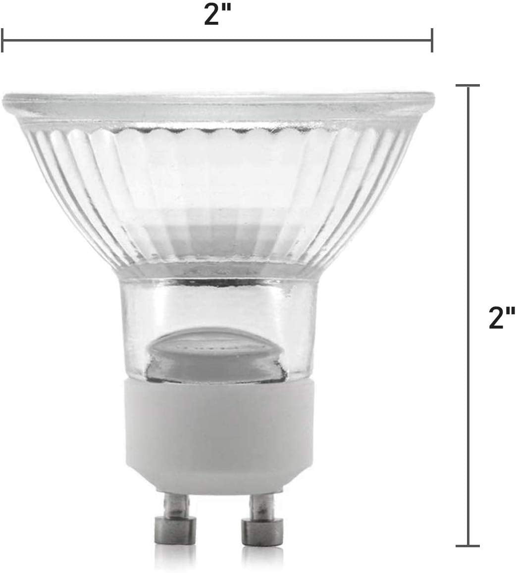 LS Photography 8 Pack GU10 Halogen Bulb, 120V 35W Light Bulb, 2000 Life ...