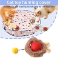 BDUN Interactive Cat Toy with Motion-Activated Rolling Ball, LED Lights ...