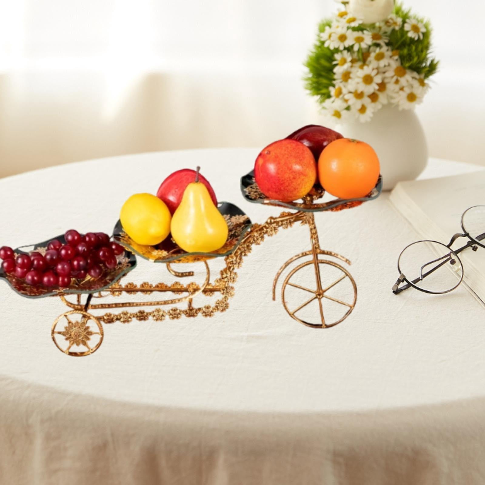 Organizador de almacenamiento de fruteros, estante para platos de 3 ...