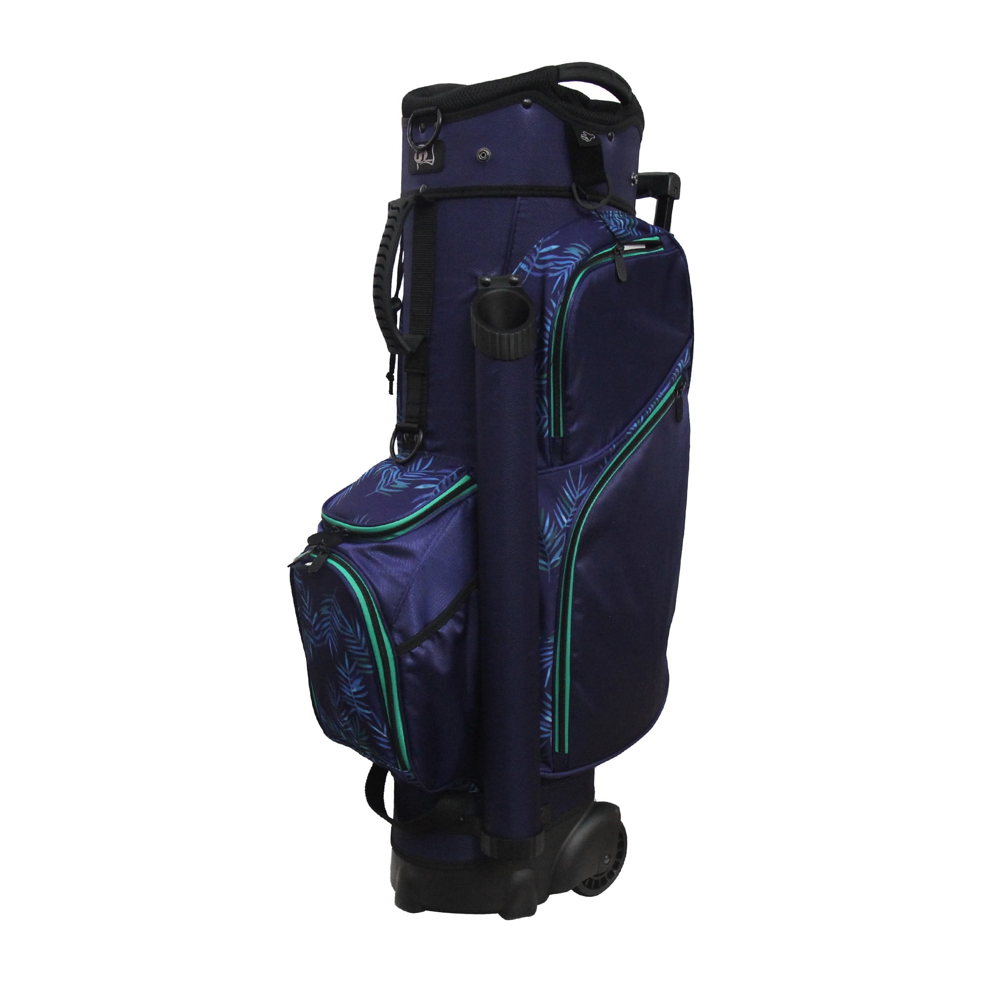 RJ Sports Carter 14 Way Divider Top Transport Golf Cart Bag with Wheels ...