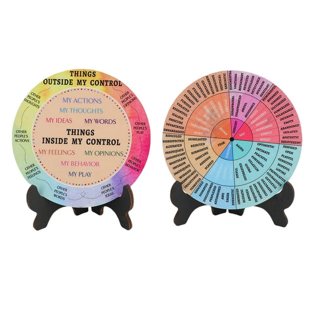 Roue des Sentiments, Belle Impression Tableau des Émotions pour Salon ...