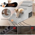 Topmart Large Soft 6-Step Pet Stairs for Dogs, High-Density Sponge, For ...