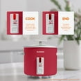 AsterOutdoor 1.5 Quart Mini Rice Cooker with Steamer, Non-Stick Pot ...