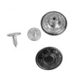 Walmart 50-Pack Black Jeans Buttons, 17mm Metal Rivet Snap Fasteners ...