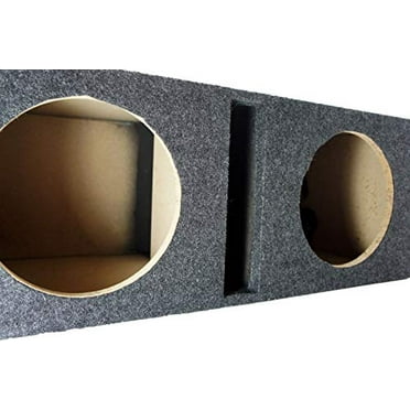 Q Power HD215 15" Dual Heavy Duty Vented Square Subwoofer Sub Enclosure ...